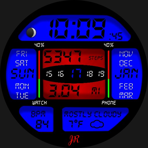 JR_digital perfection • WatchMaker: the world's largest watch face platform