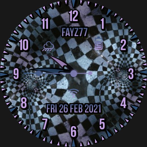 Bluey/grey and pale pink motion. • WatchMaker: the world's largest ...