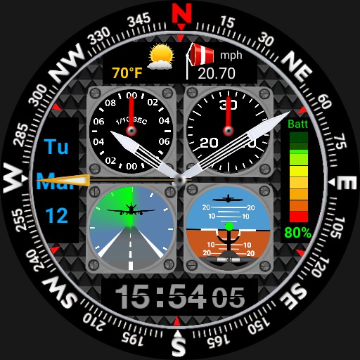 CJP375 AIO Aviator Compass Chrono • WatchMaker: the world's largest ...