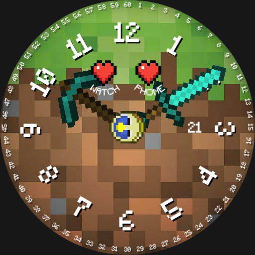 Minecraft Analogue • WatchMaker: the world's largest watch face platform