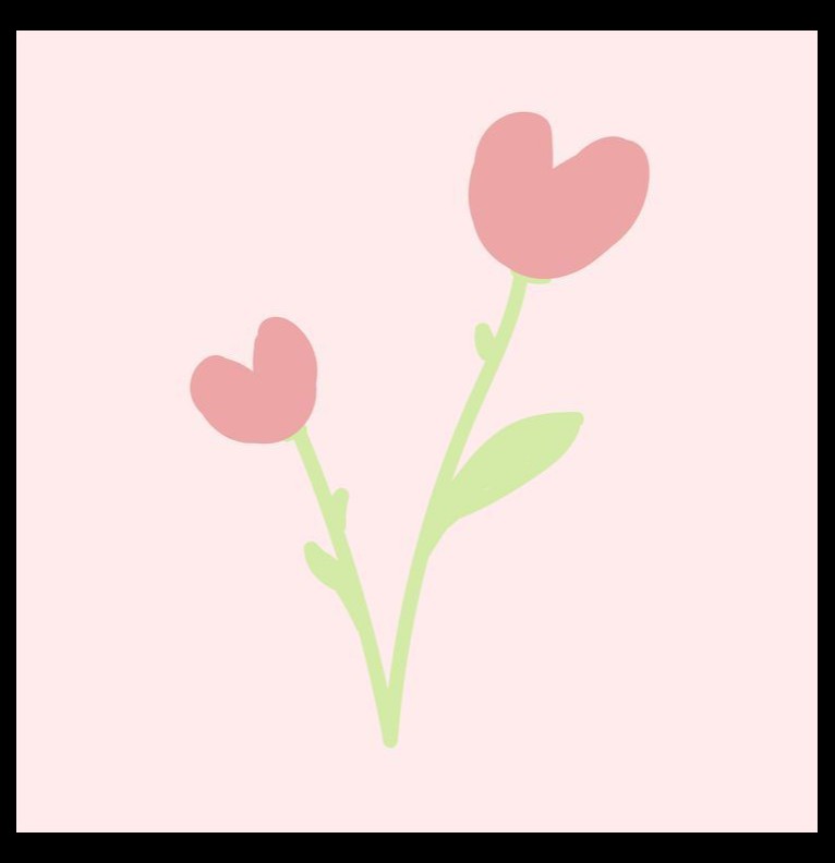 Cute pink heart flowers - widgetopia homescreen widgets for iPhone ...