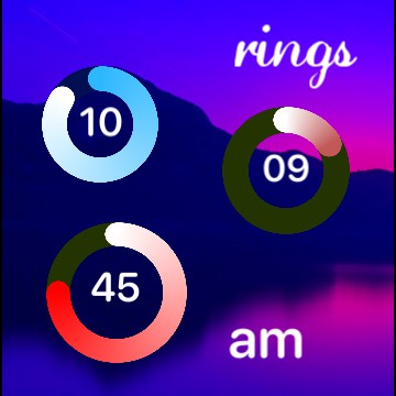 rings - widgetopia homescreen widgets for iPhone / iPad / Android