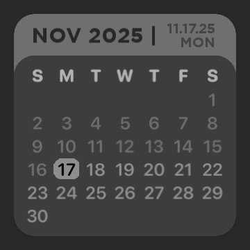 Calendar PH Format - widgetopia homescreen widgets for iPhone / iPad ...